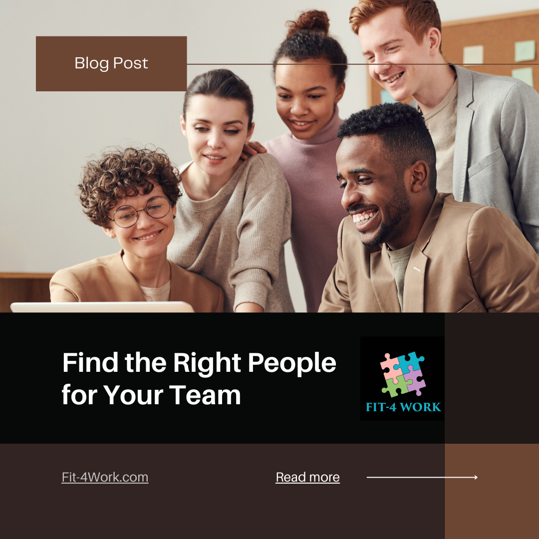 Fit-4Work - Matching Skilled Fit For Work Talent with Work Culture
